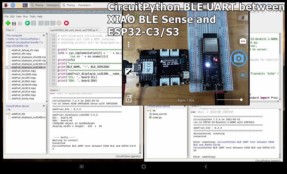 Embedded things: CircuitPython BLE UART between XIAO BLE Sense and ... Embedded things: CircuitPython BLE UART between XIAO BLE Sense and ...